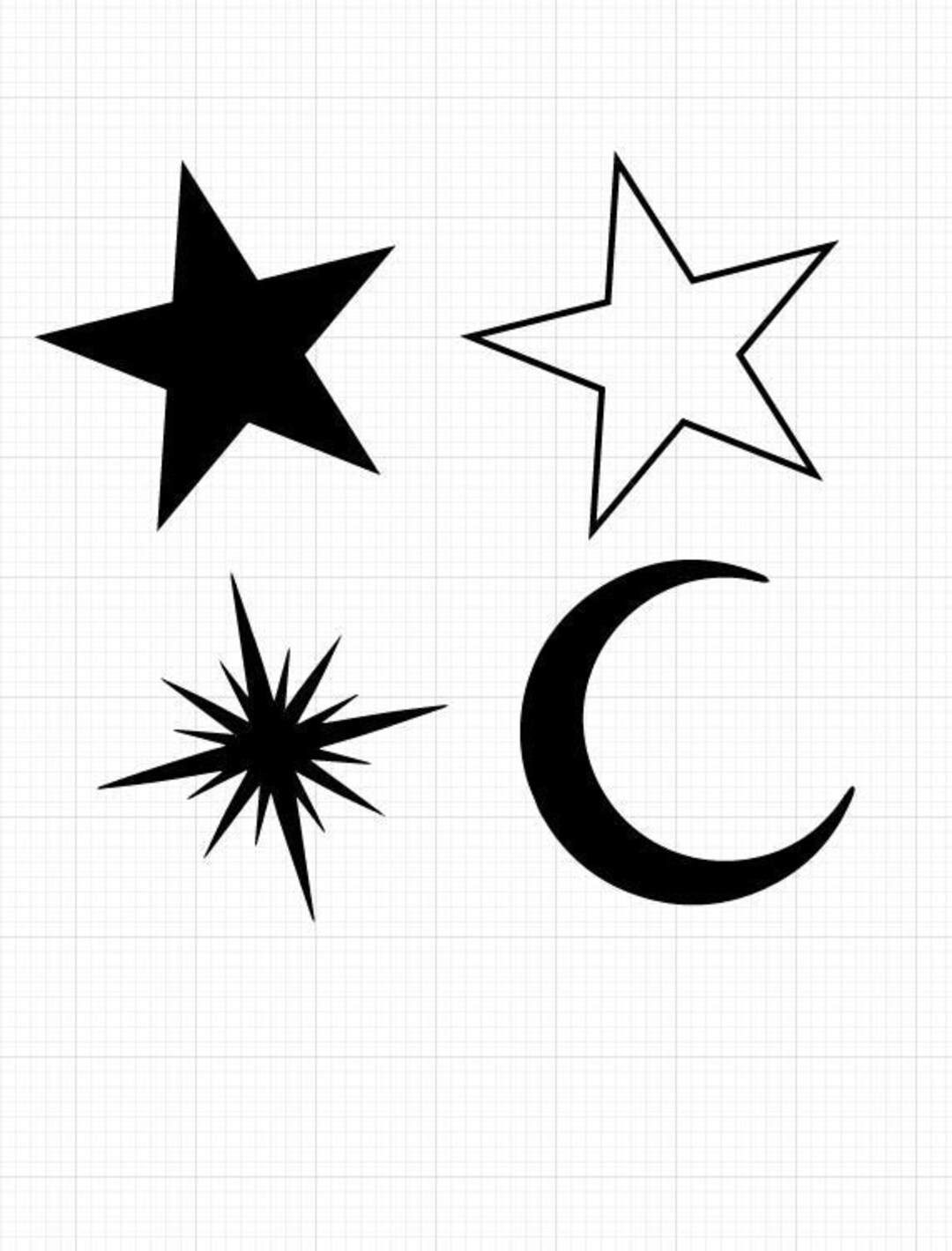 Star SVG Files,cricut, Silhouette, Cricut Svg,silhouette Svg, SVG ...