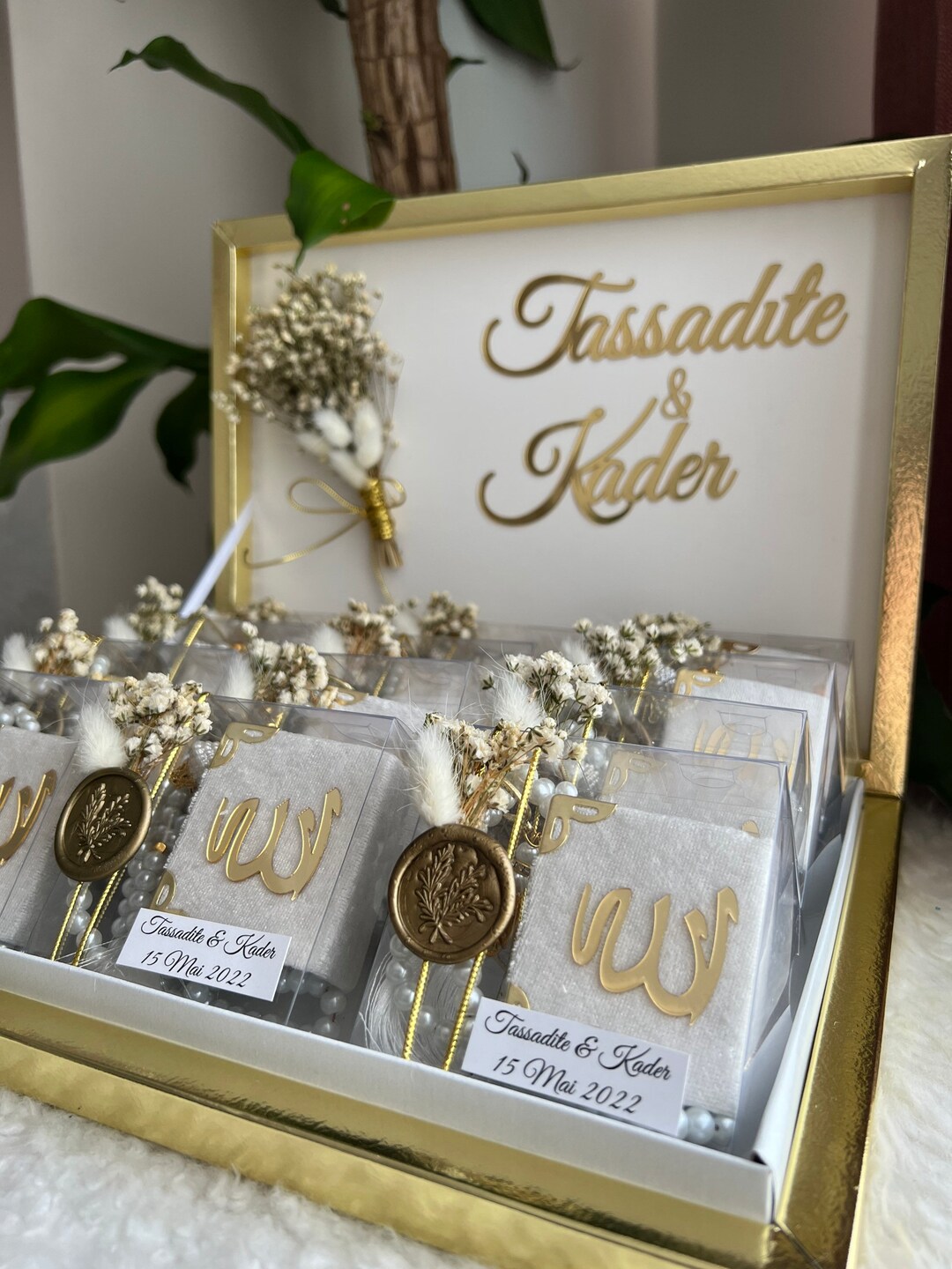 Personalized Wedding Islamic Favor, Islamic Party Favor, Muslim Prayer ...