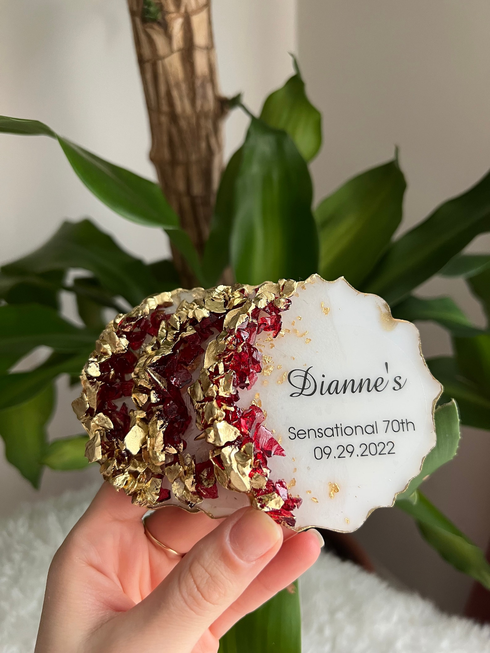 Personalized Epoxy Resin Art, Personalized Epoxy Wedding Resin Gift ...