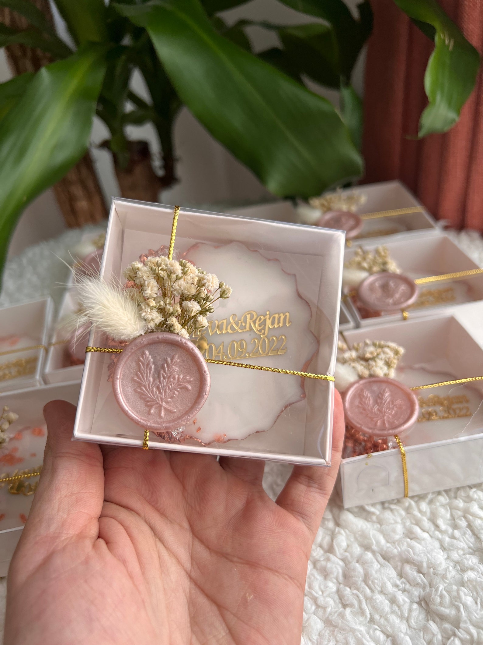 RESİN FAVOR Epoxy Gift İdeas Personalized Resin Favors Housewarming ...