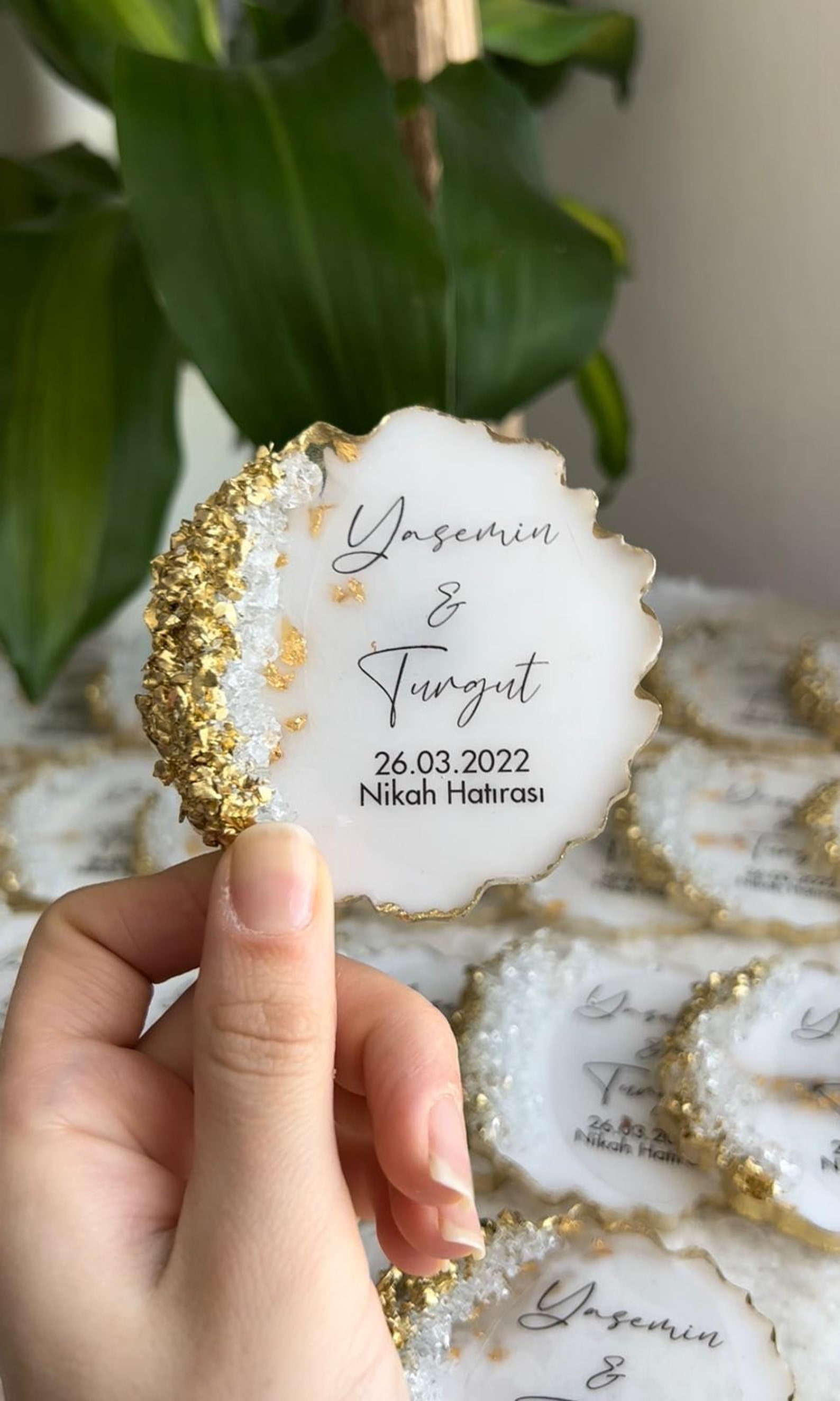 Personalized Epoxy Resin Art, Personalized Epoxy Wedding Resin Gift ...