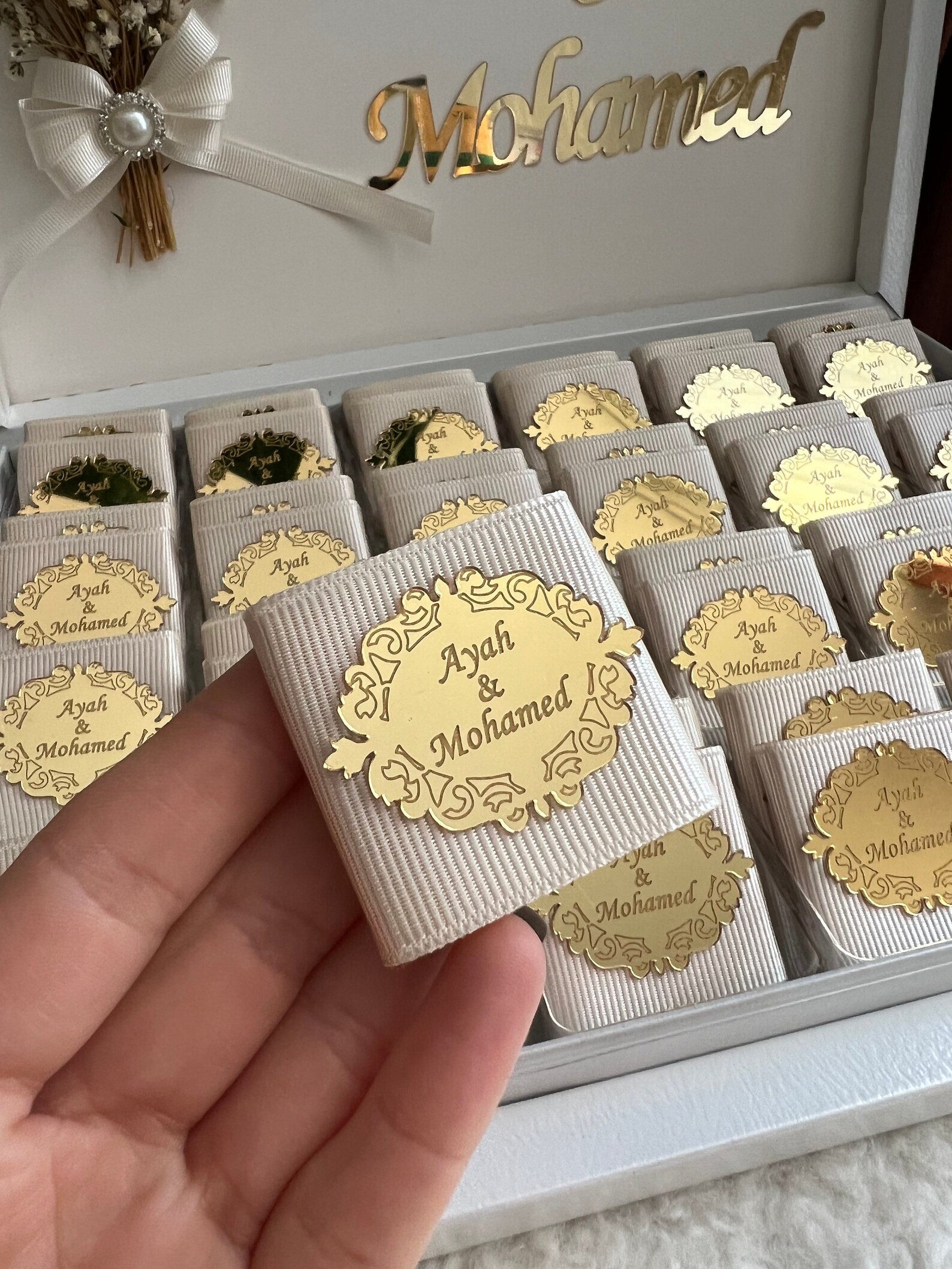 Cream Color Concept Chocolate Box Wedding Favors Engagement - Etsy