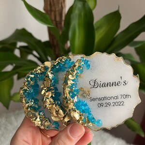 Personalized Epoxy Resin Art, Personalized Epoxy Wedding Resin Gift ...