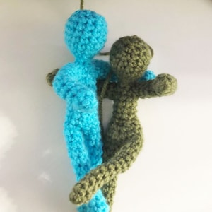 Pattern Bendable Stick Figure Crochet Doll Pattern Seven Inches Tall ...