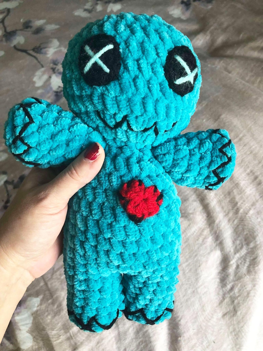 Plushie Crochet Pattern Voodoo Doll Super Bulky Yarn Soft - Etsy
