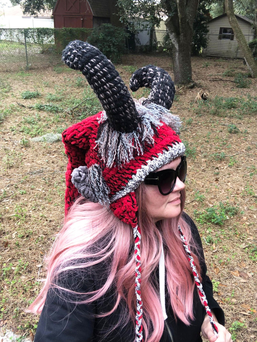 Crochet Horned Hat Pattern: Krampus, Faun, Goat (PDF Pattern) - Etsy