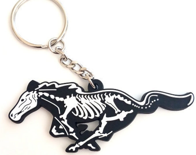 Ford Mustang Running Horse Keychain, Ford Mustang Pony Keychain ...