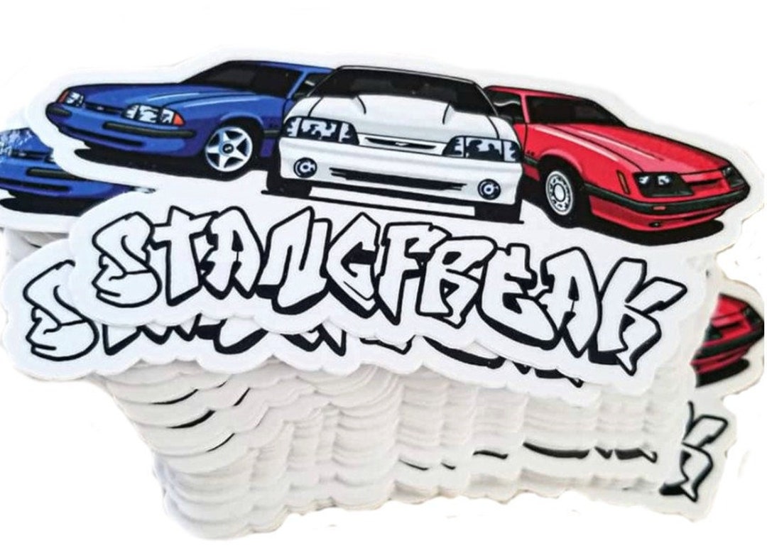Foxbody Mustang Stickers, Foxbody GT Stickers, Ford Mustang Stickers ...
