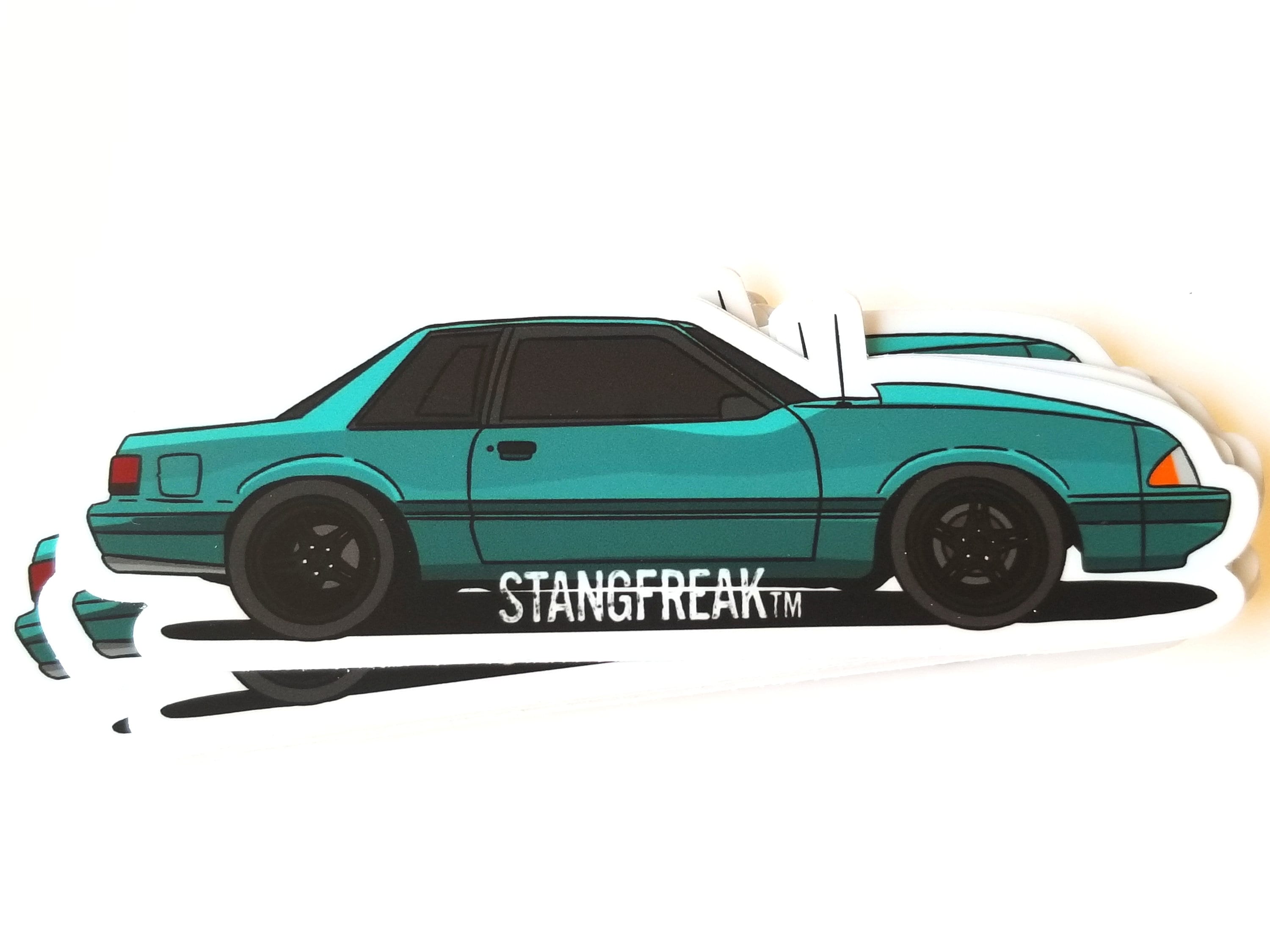 Foxbody Sticker Foxbody Decal Foxbody Mustang Sticker - Etsy