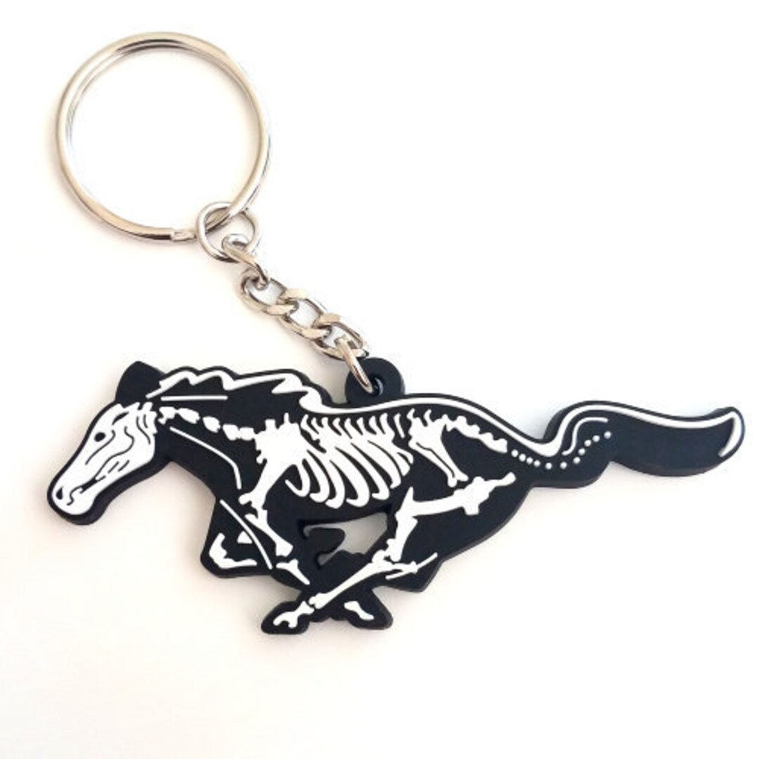 Ford Mustang Running Horse Keychain, Ford Mustang Pony Keychain ...