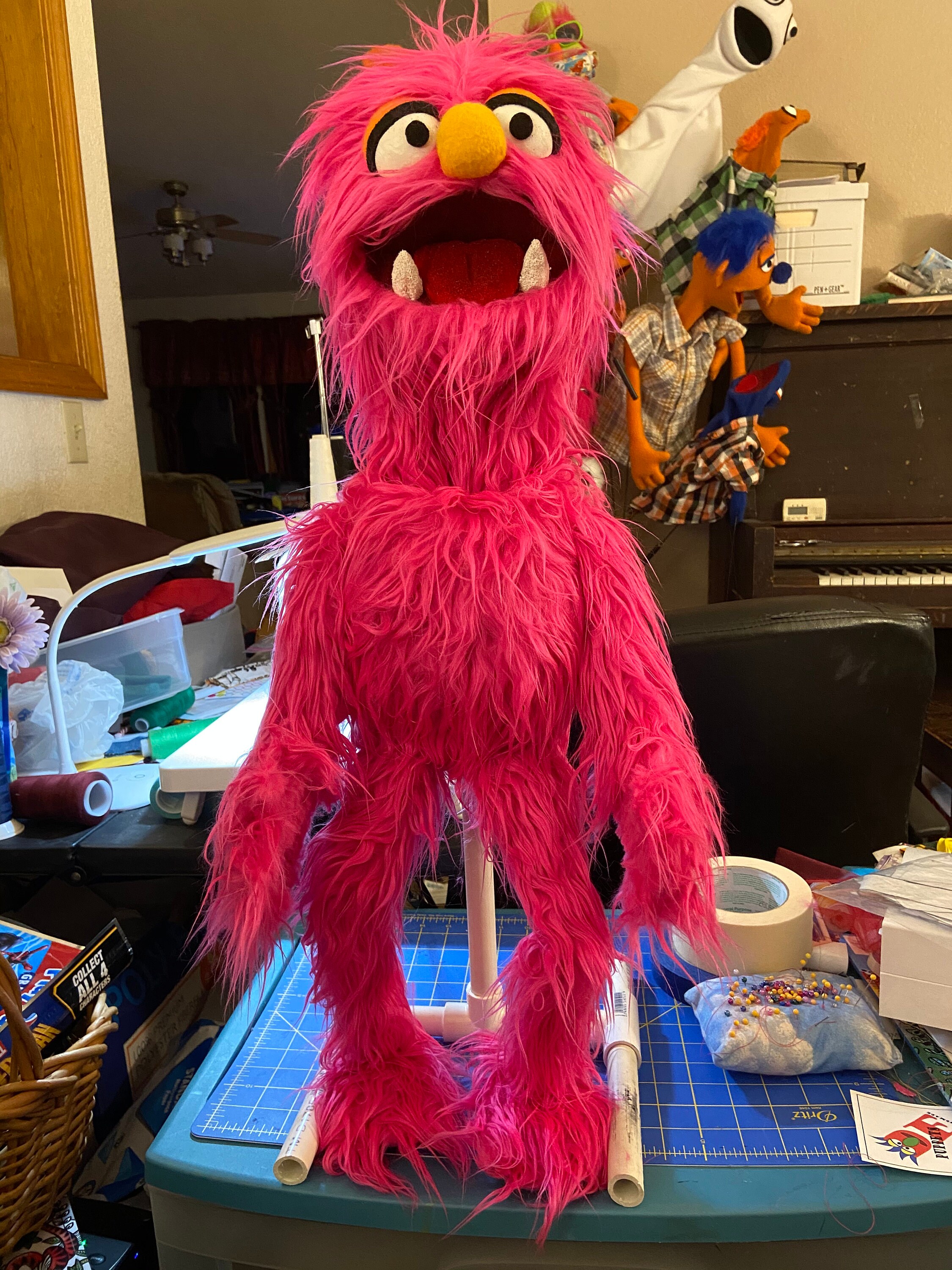 Monster Hand Puppet - Etsy