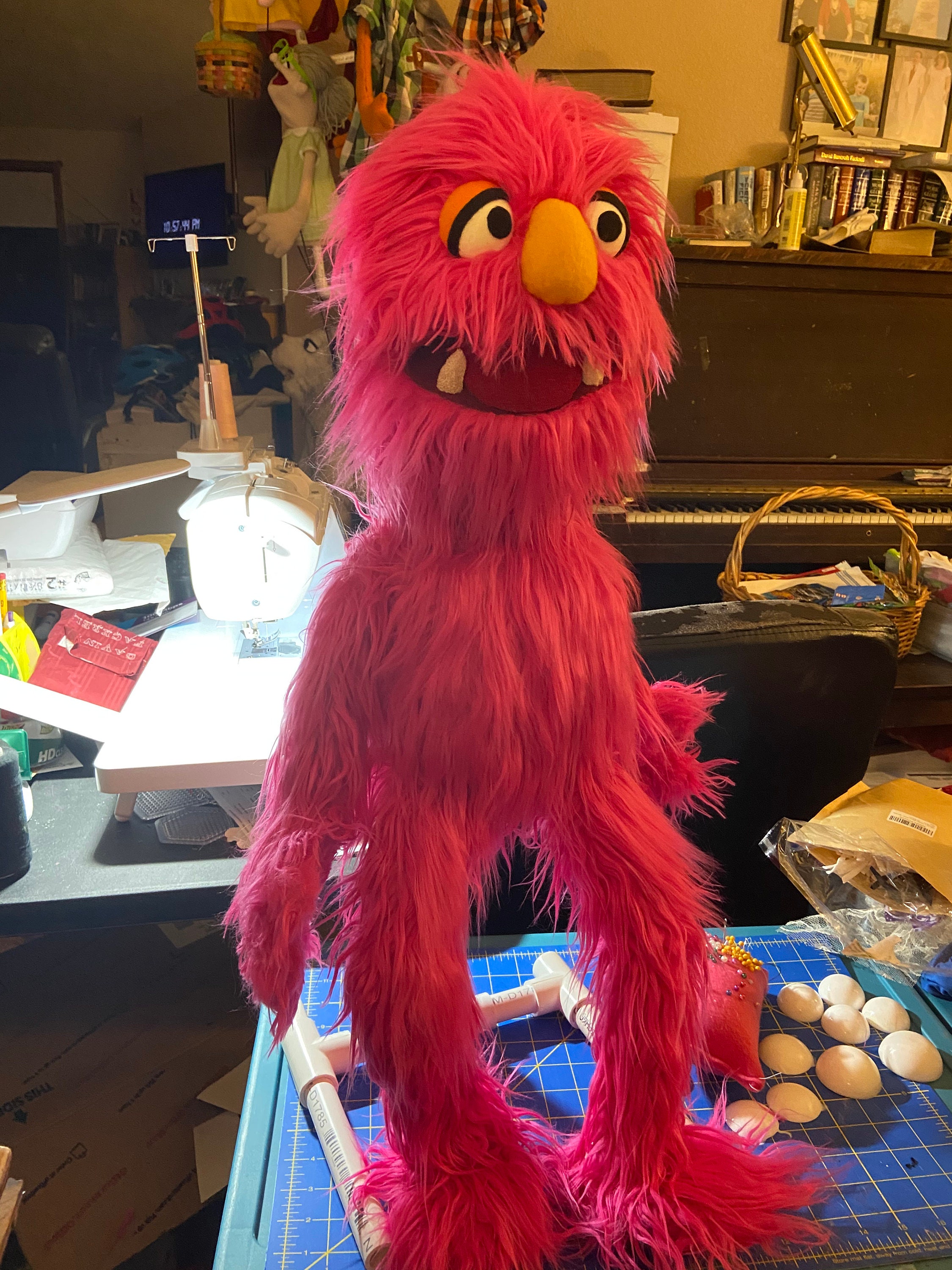 Monster Hand Puppet - Etsy