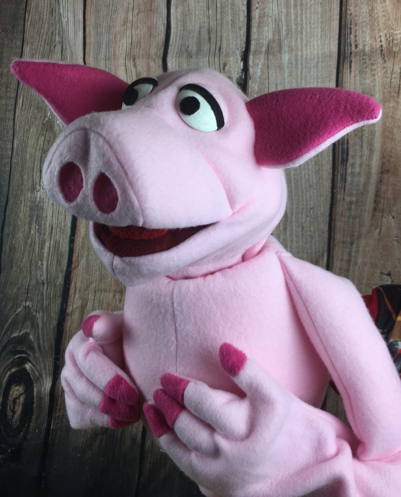 Pig Live-hand or Rod-arm Puppet - Etsy UK