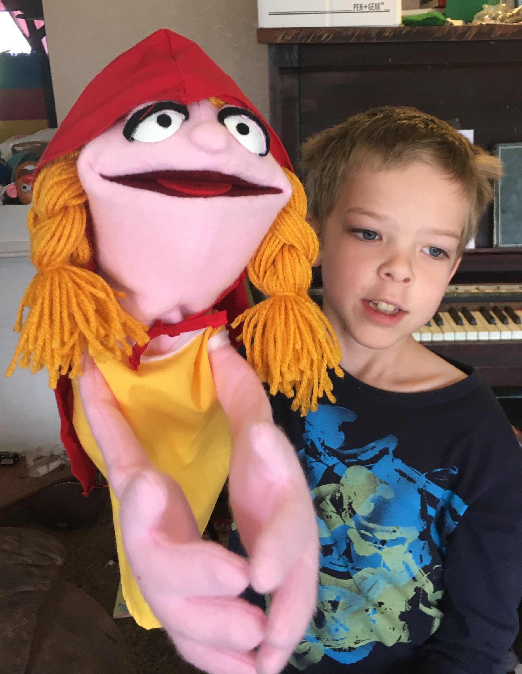 Little Red Riding Hood Hand Puppet - Etsy