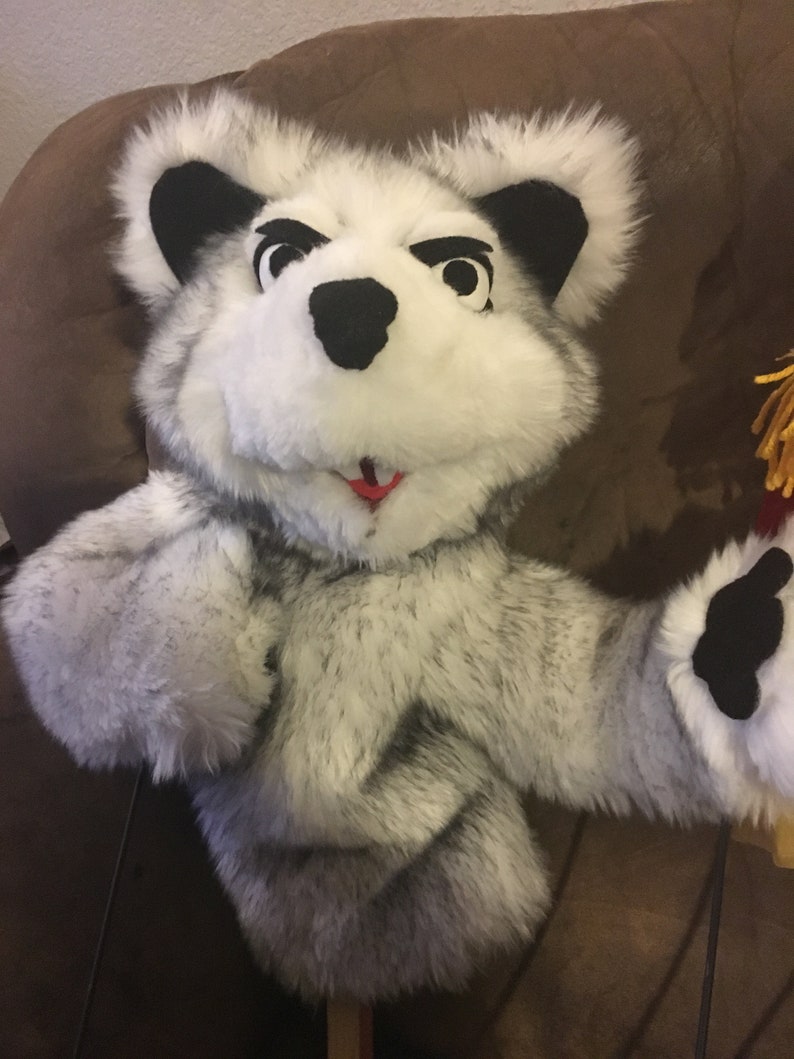 Wolf Hand Puppet - Etsy