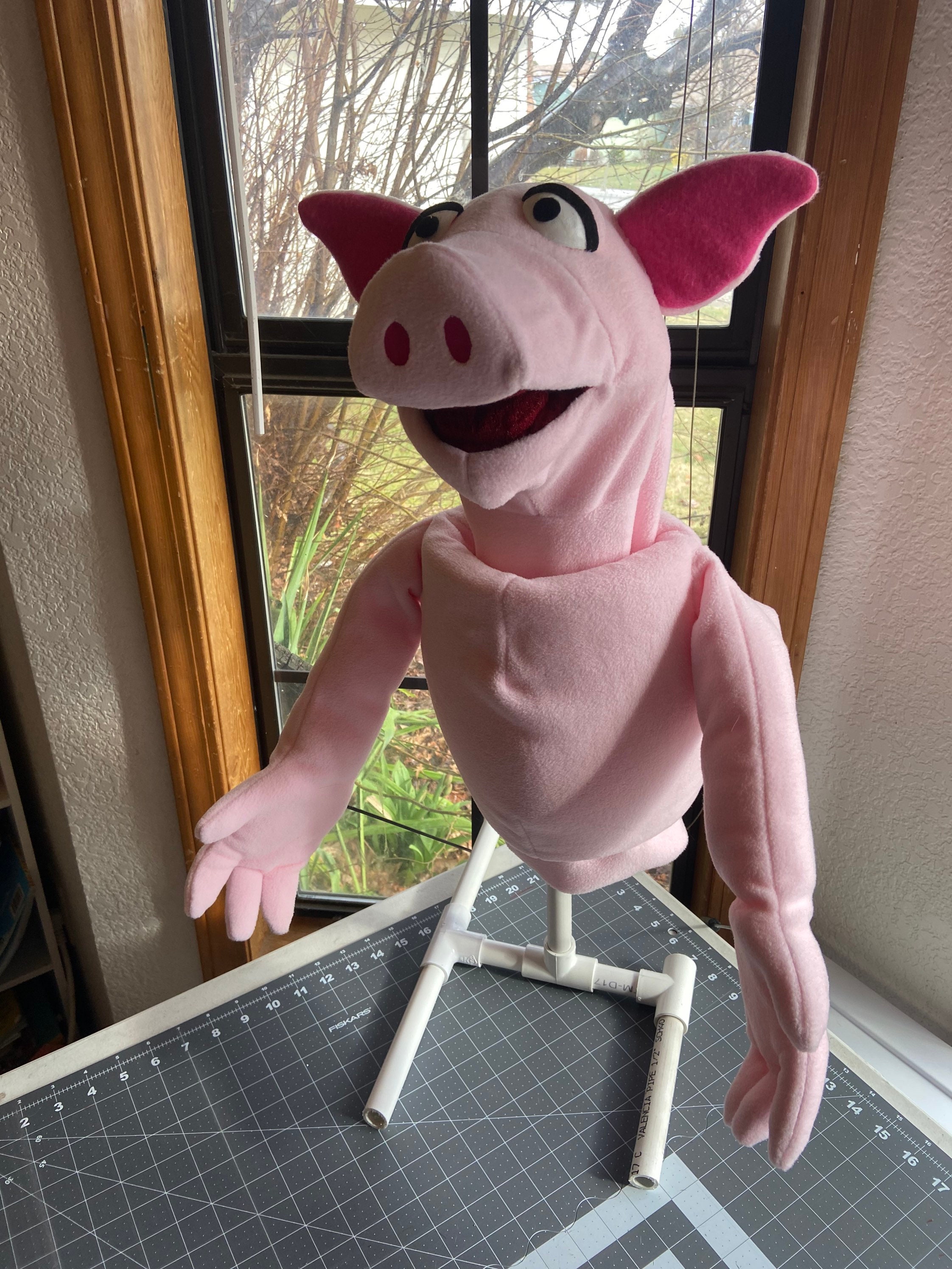 Pig Live-hand or Rod-arm Puppet - Etsy