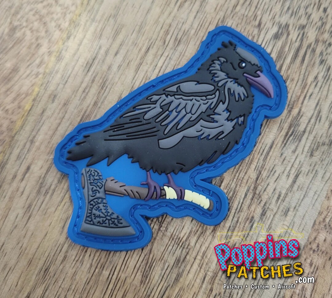 Odins Raven Pvc Morale Patch - Etsy