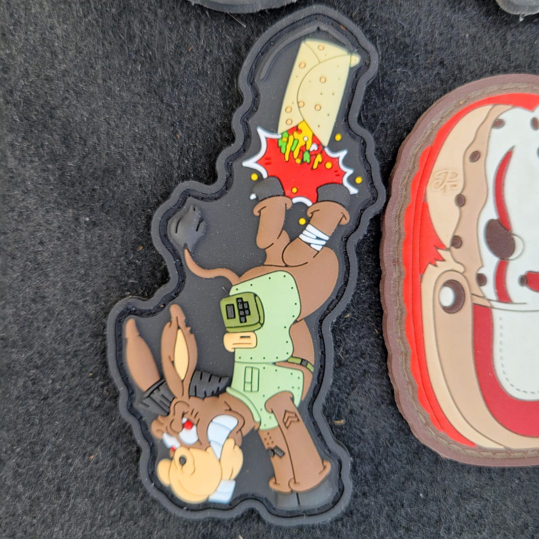 Tactical Donkey Morale Patch: Army Mortar Kicking Burrito - Etsy