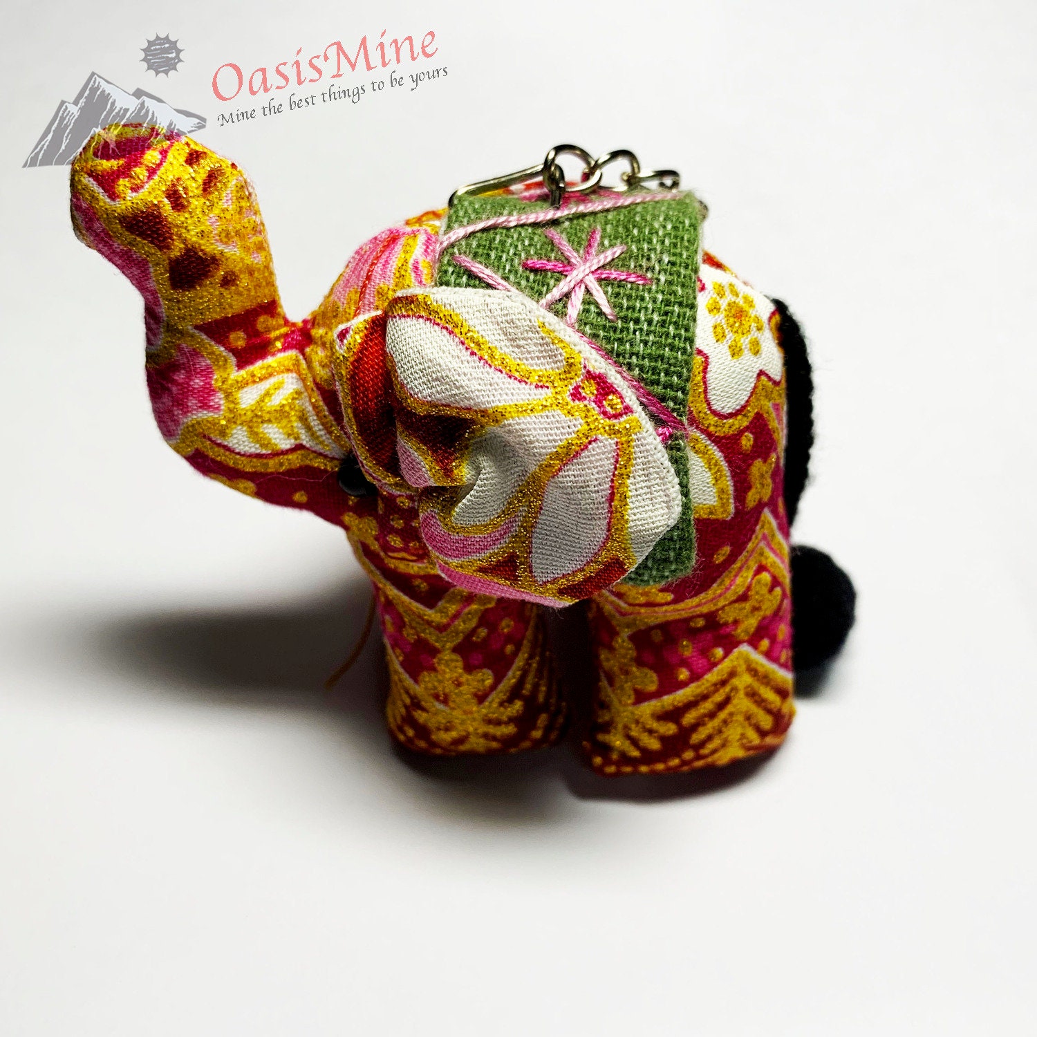 7PCS Mixed Color Handmade Thai Miniature Elephant Keychain - Etsy