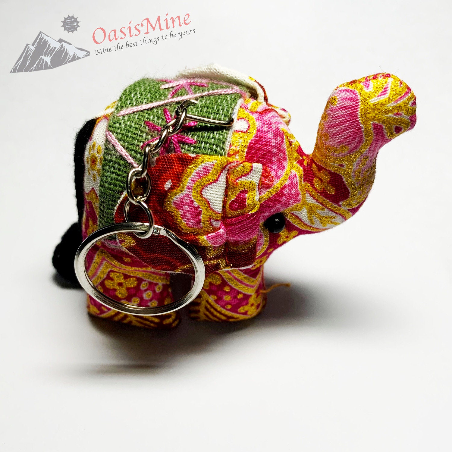 7PCS Mixed Color Handmade Thai Miniature Elephant Keychain - Etsy