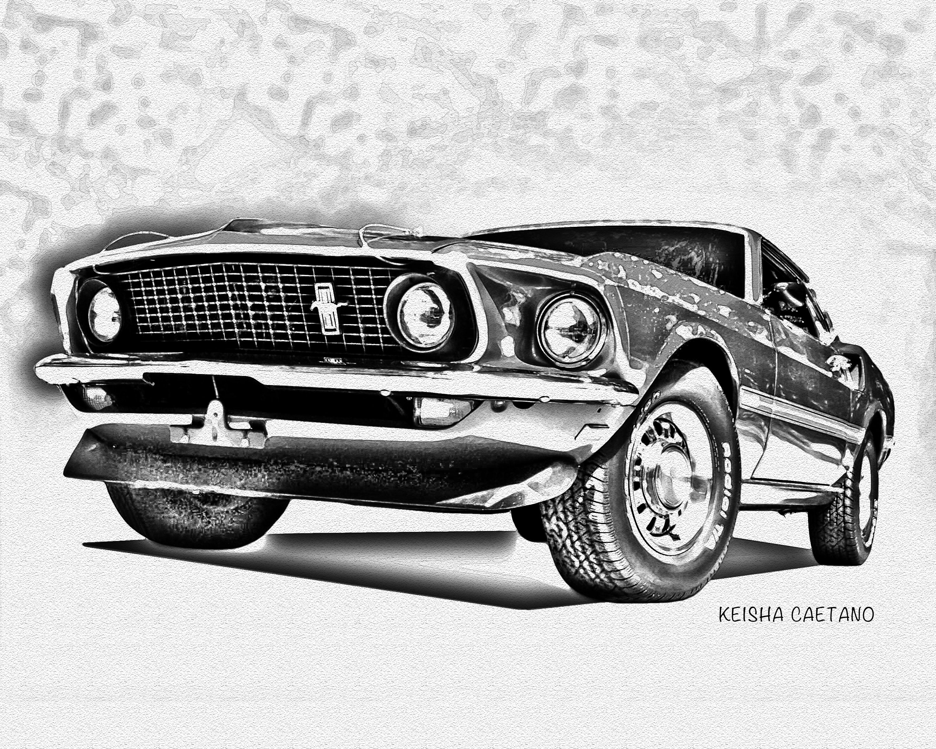 Cars Drawings Mustang