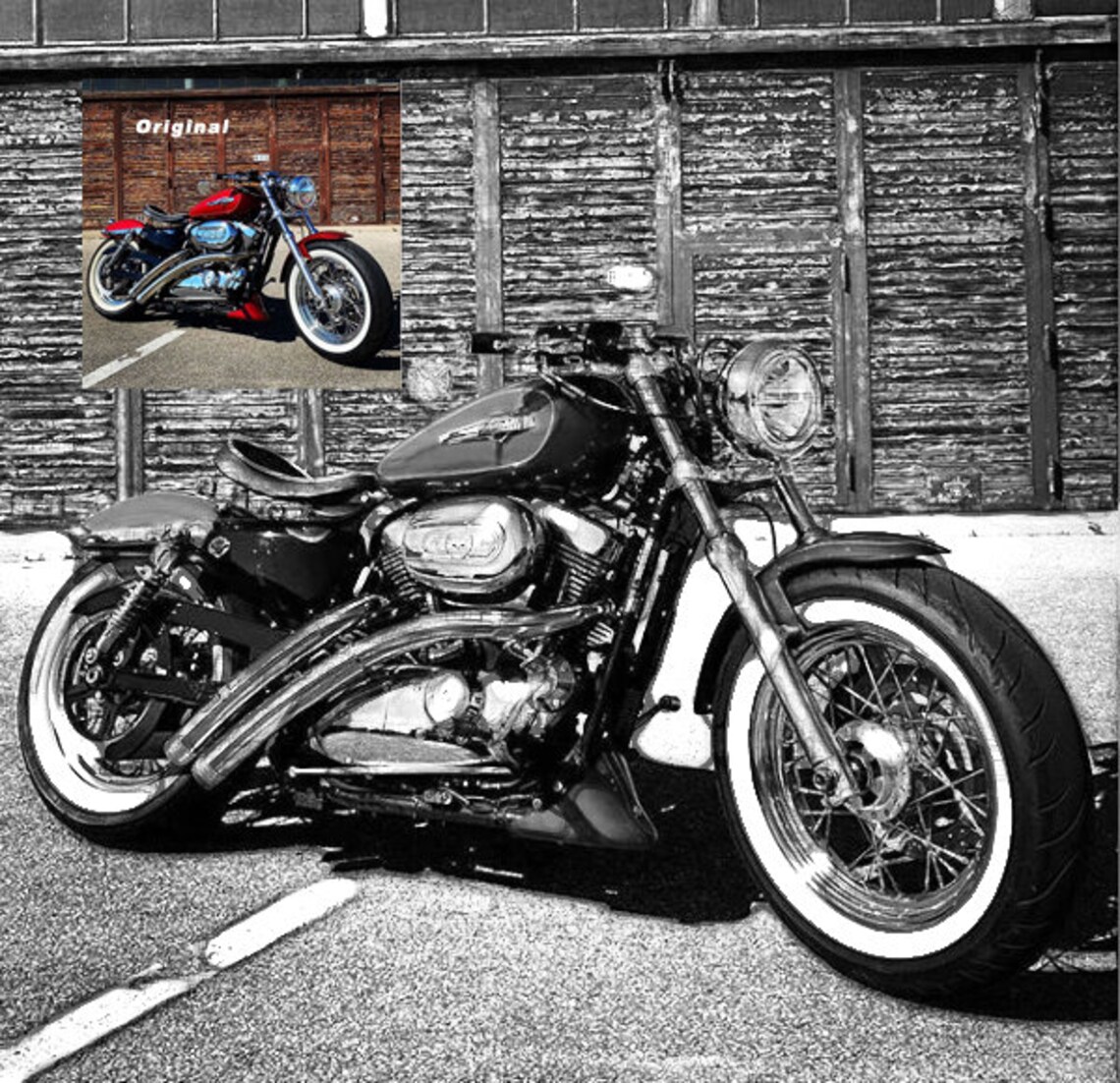 Custom Motorcycle Drawing Motorcycle Poster Motorcycle Art - Etsy