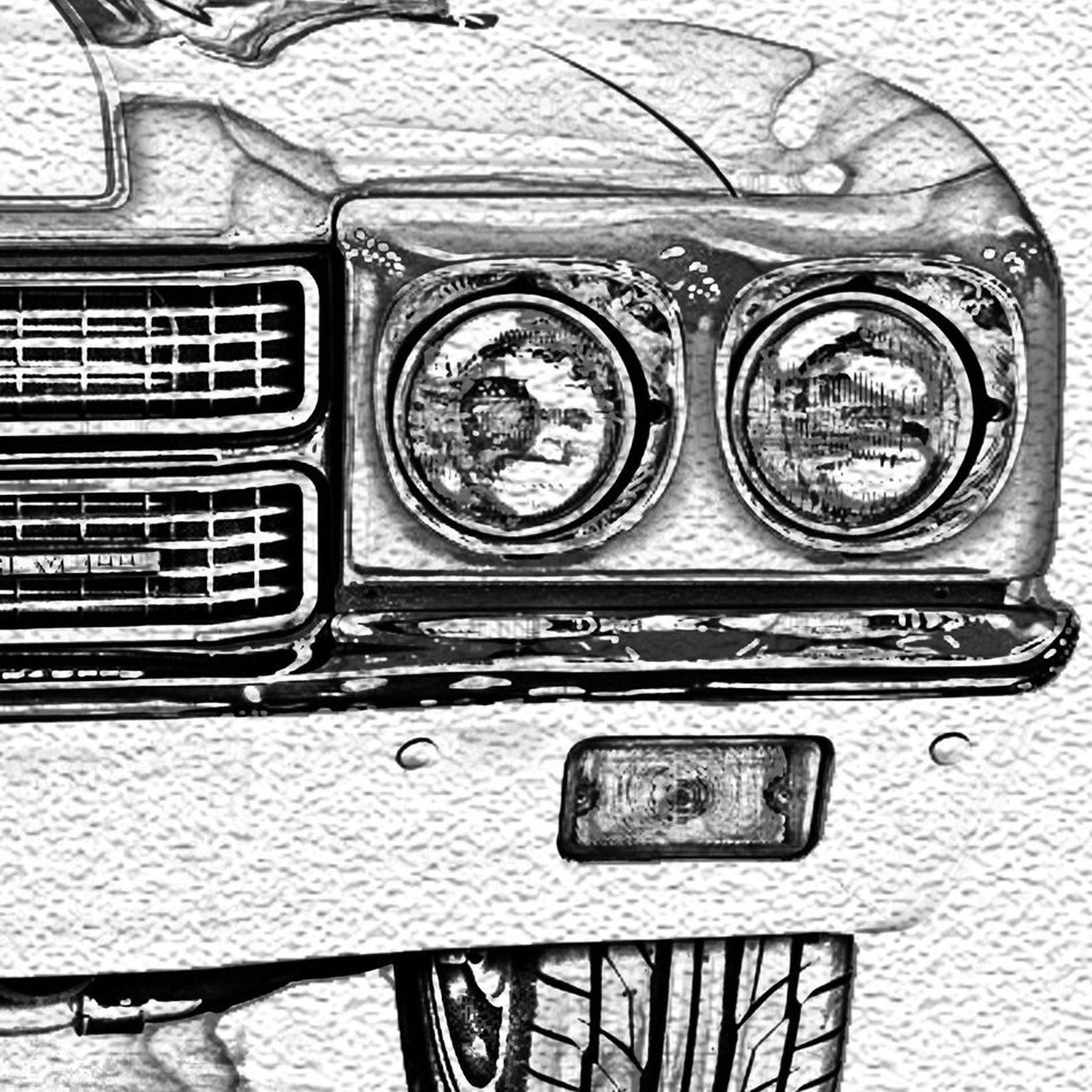 1970 Chevy Chevelle Drawing Chevy Chevelle Classic Car Art - Etsy