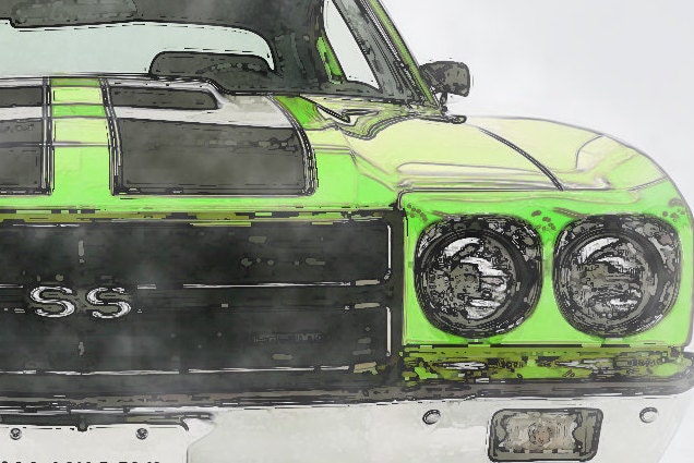 Digital Custom Car Art Custom Car Painting Custom Car - Etsy