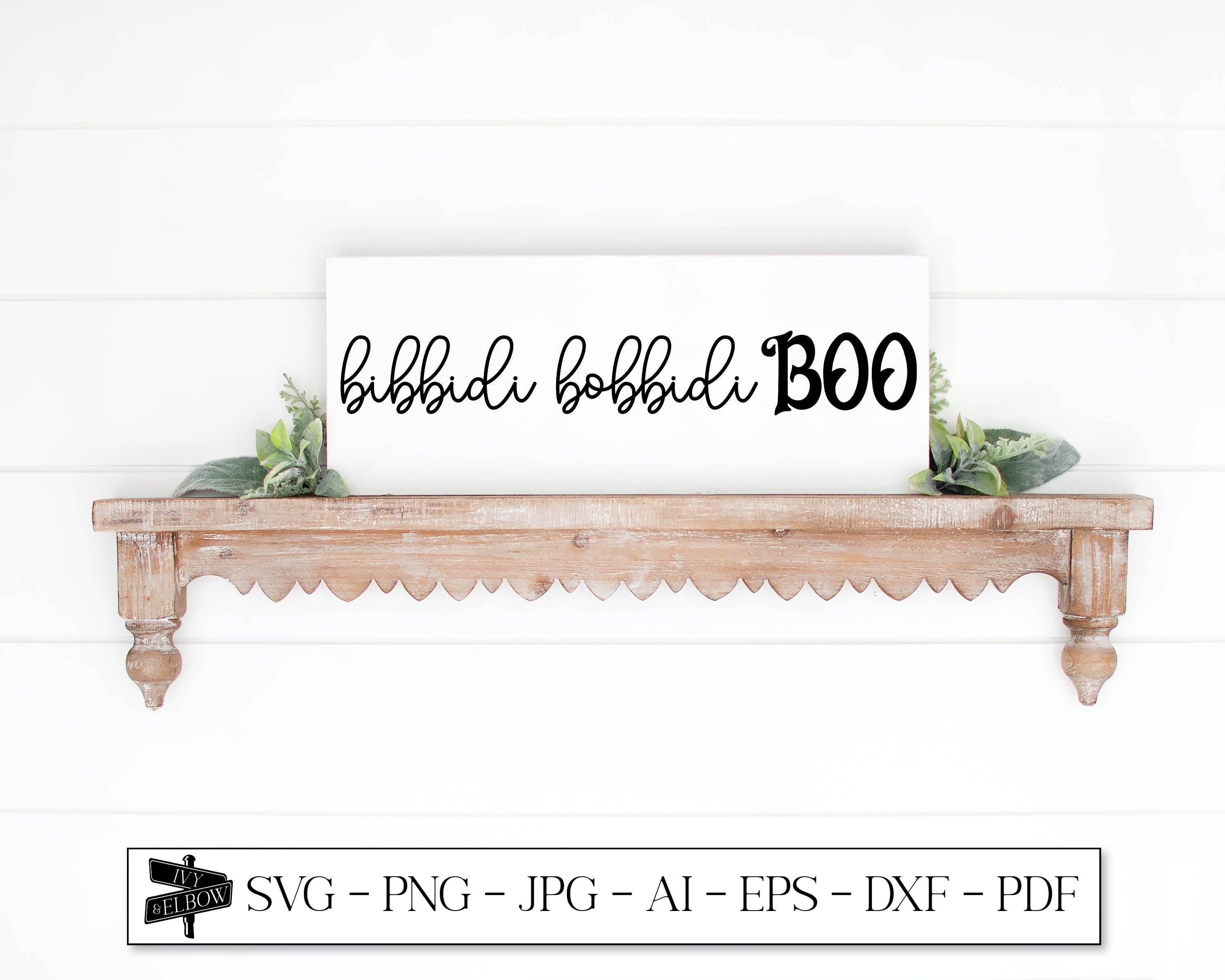 Bibbidi Bobbidi Boo Funny Halloween SVG SVG Files for | Etsy