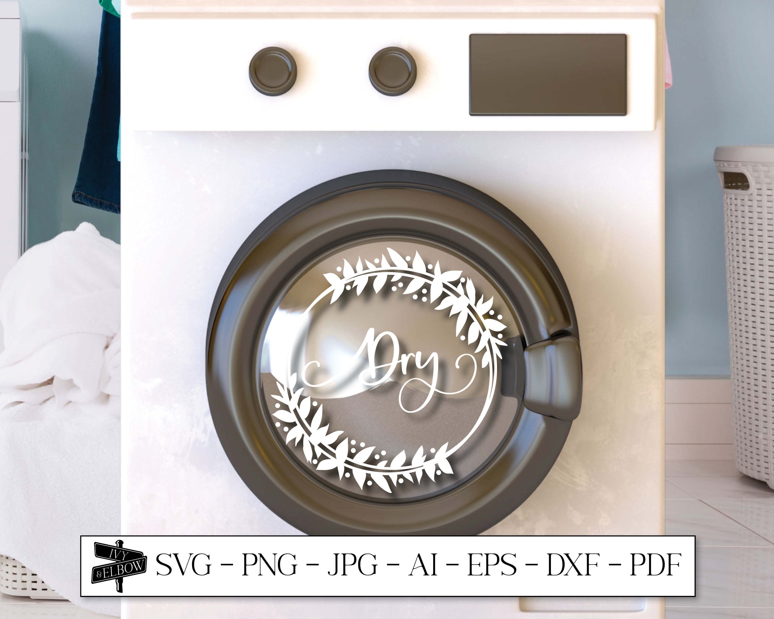 Wash and Dry Laundry SVG SVG Files for Cricut Farmhouse SVG - Etsy