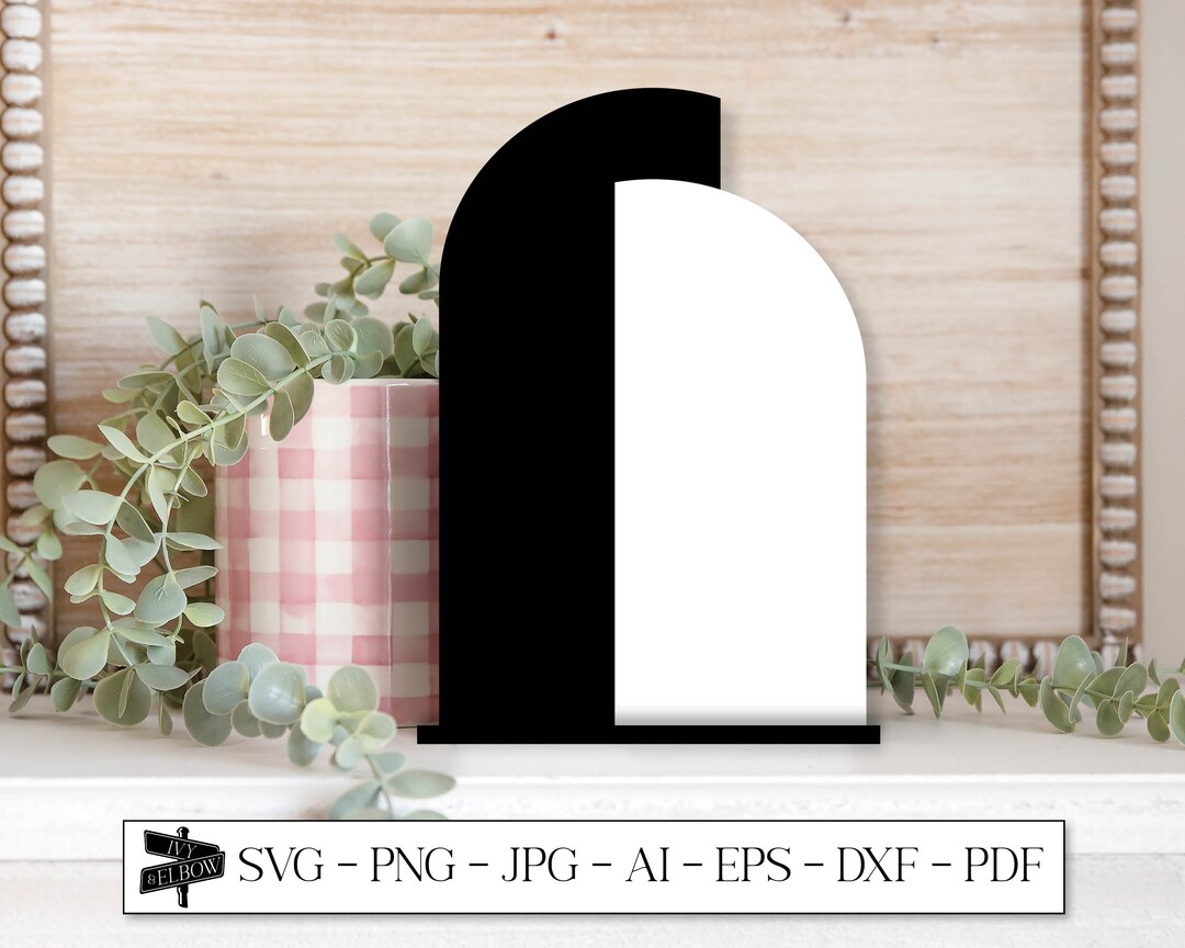 Arch Table Numbers, Split Arch Frame With Stand, Laser Designs, Arched ...