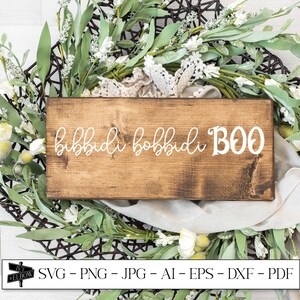 Bibbidi Bobbidi Boo Funny Halloween SVG SVG Files for - Etsy