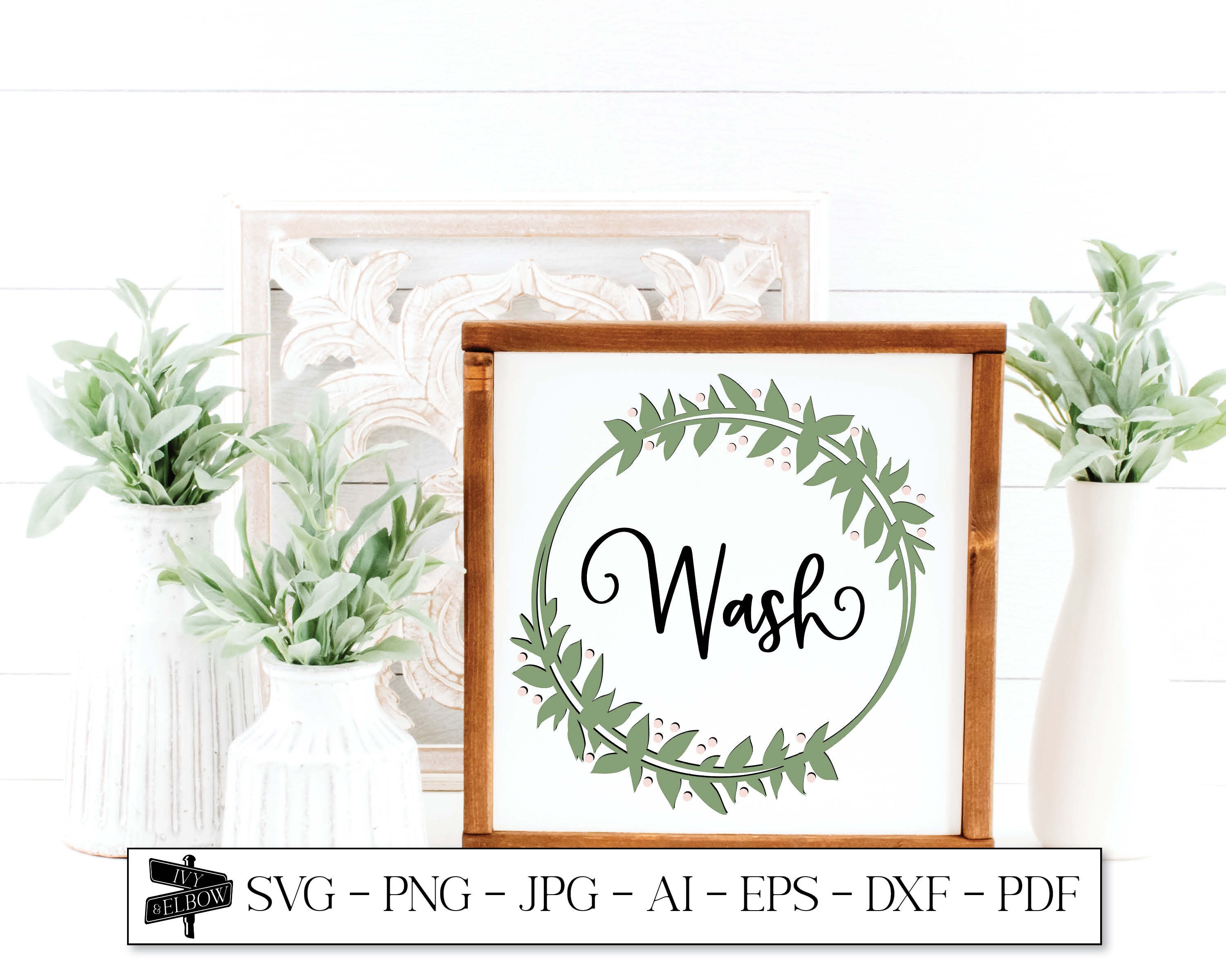 Wash and Dry Laundry SVG SVG Files for Cricut Farmhouse SVG - Etsy