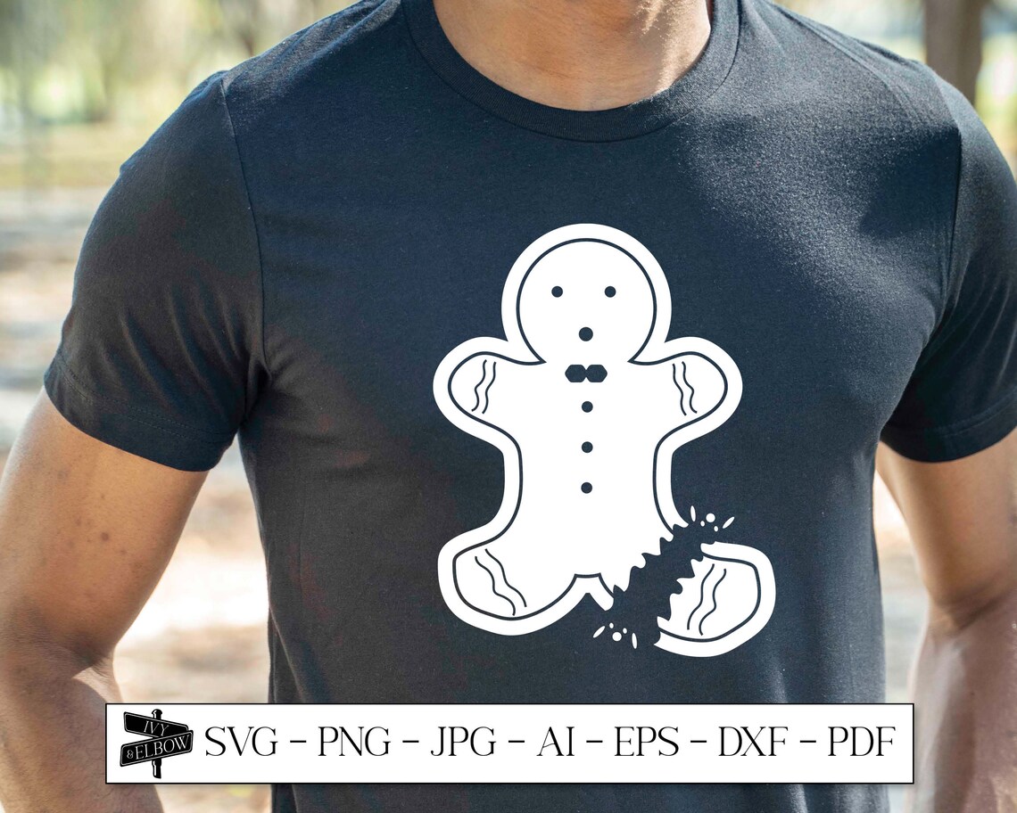 Oh Snap Gingerbread Man Svg Sublimation Designs Christmas | Etsy