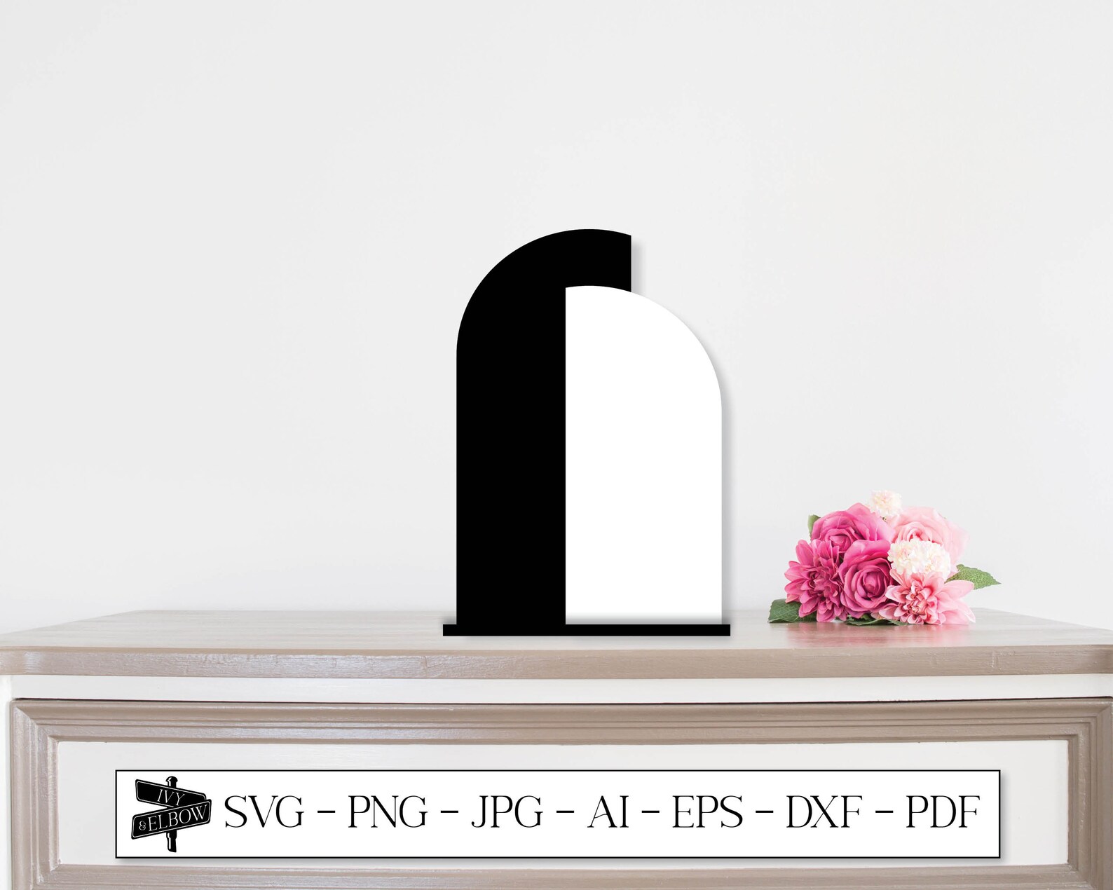 Arch Table Numbers, Split Arch Frame With Stand, Laser Designs, Arched ...