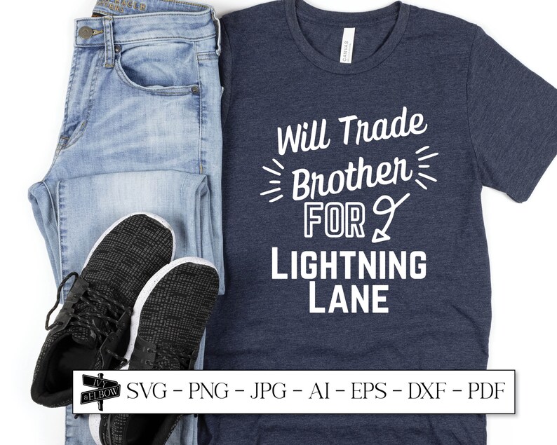 Will Trade Brother for Lightning Lane Theme Park T Shirt T - Etsy
