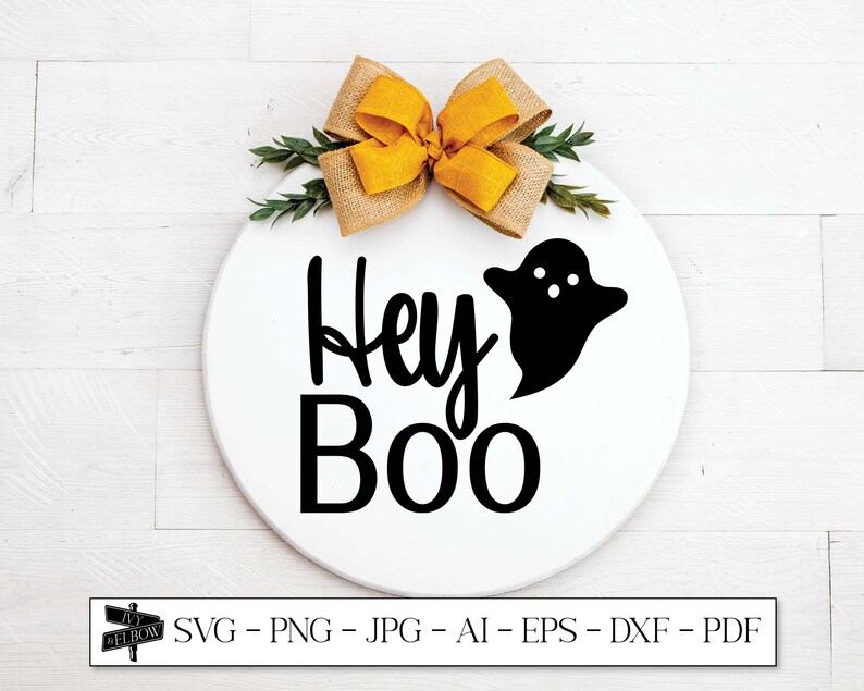 Hey Boo Sublimation Designs Halloween SVG Hocus Pocus SVG | Etsy