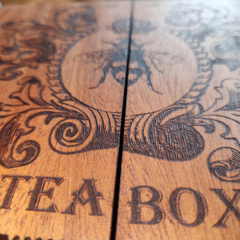 Double Door Tea Box With Insert - Lightburn File - Etsy