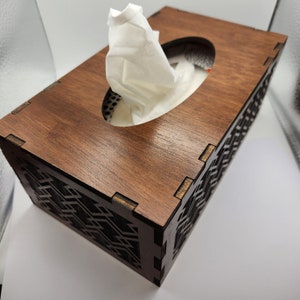 Large Tissue Box Lightburn File - Etsy