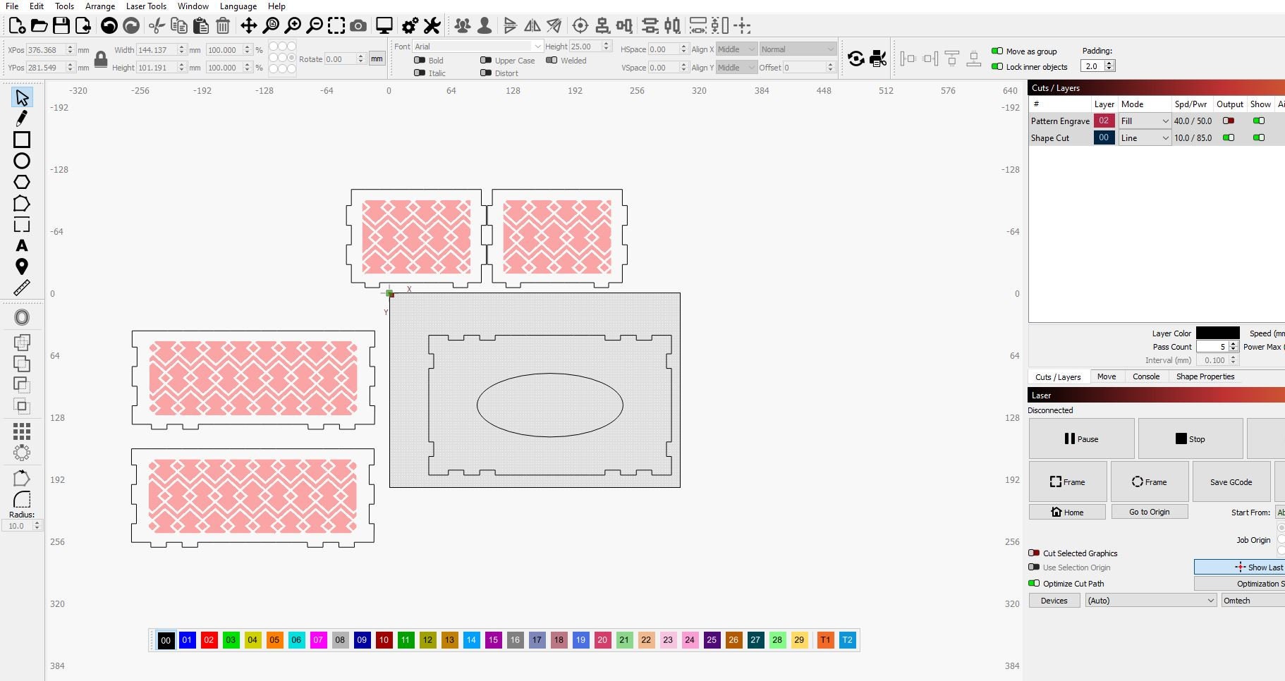 Large Tissue Box Lightburn File - Etsy