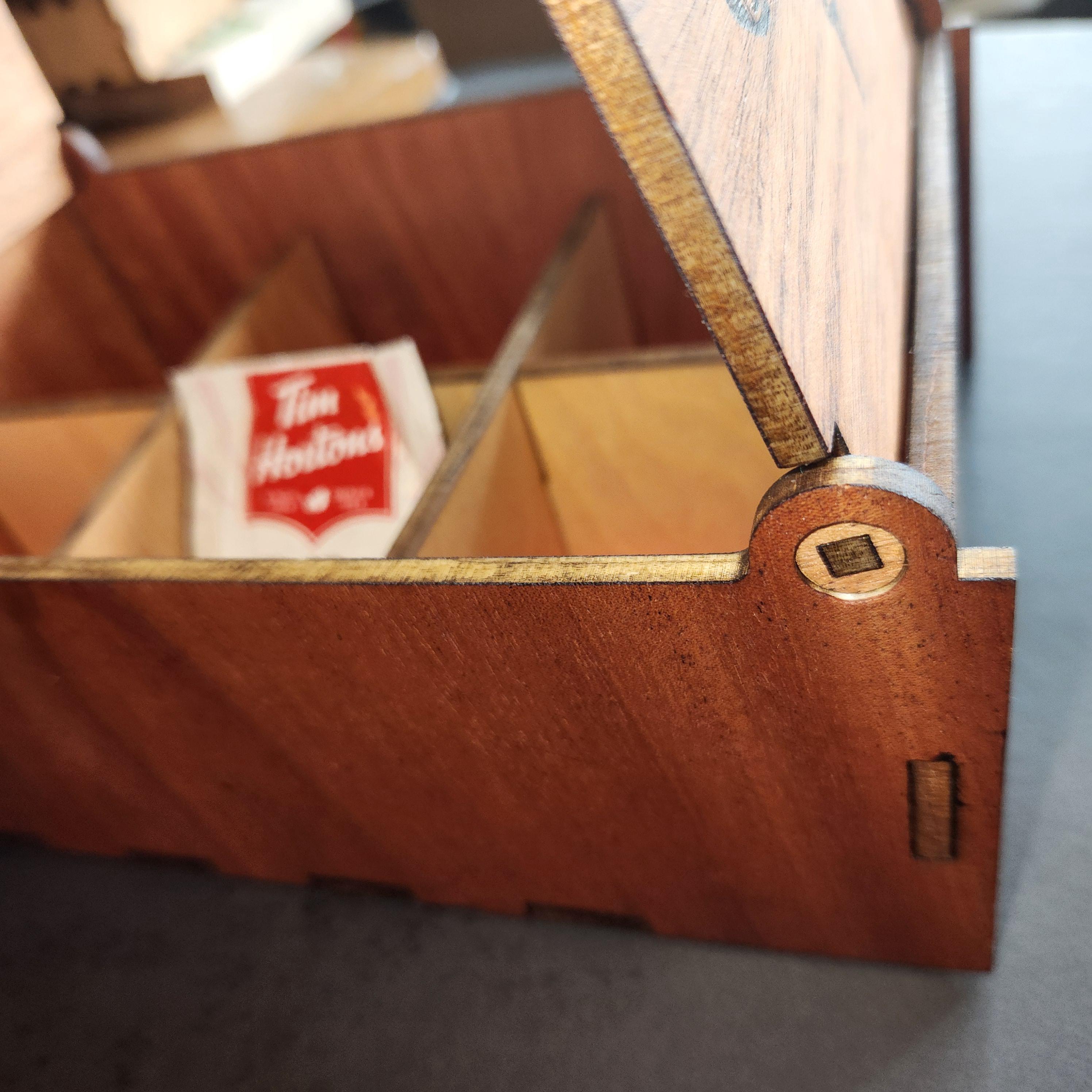 Double Door Tea Box With Insert - Lightburn File - Etsy