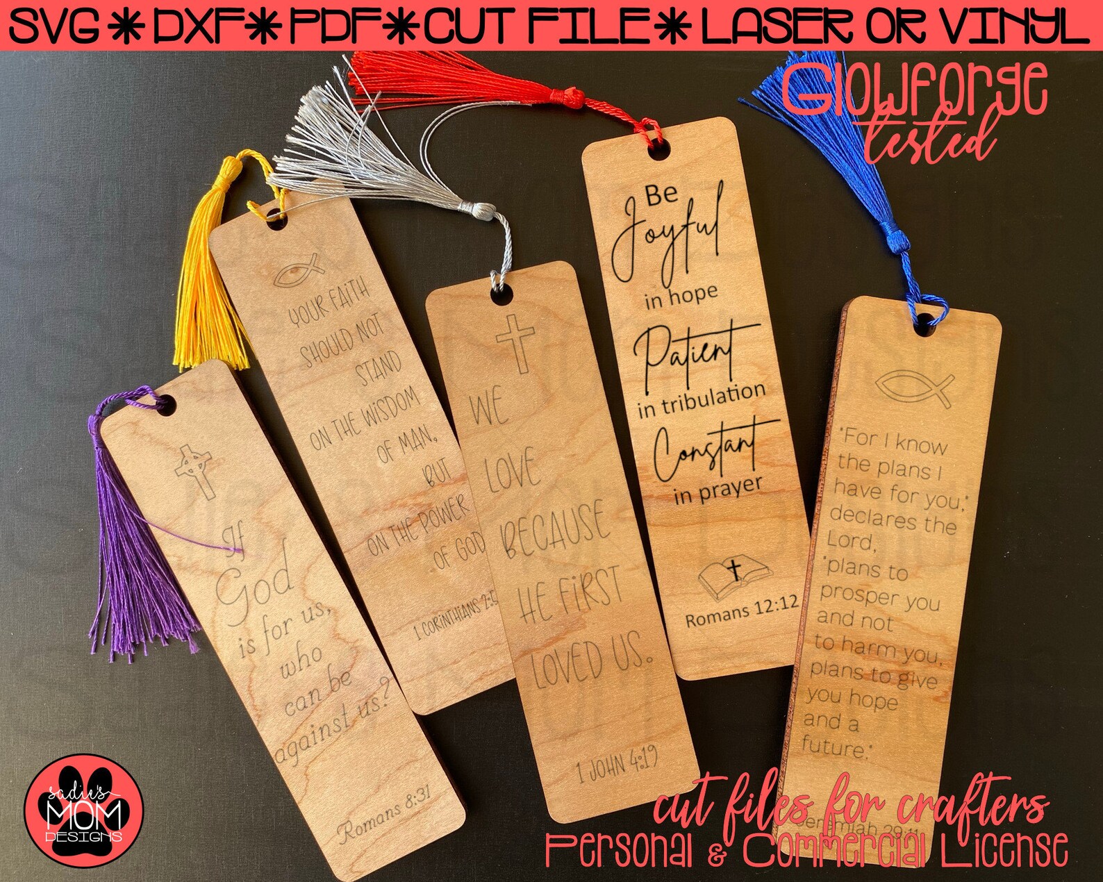 Instant Download Christian Bookmark Bundle Vol II 10 Faith - Etsy