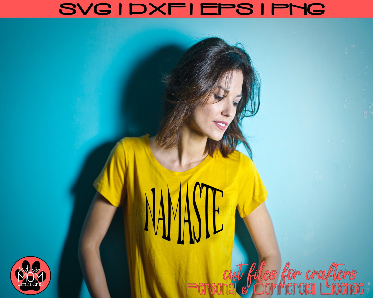 Namaste SVG Namaste Horizontal & Vertical Cut Files Cricut | Etsy