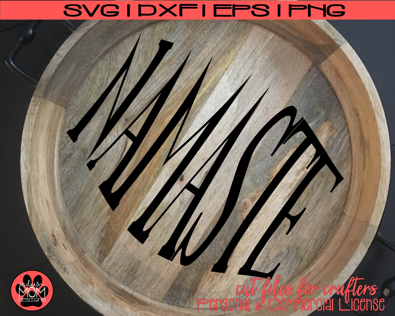 Namaste SVG Namaste Horizontal & Vertical Cut Files Cricut | Etsy