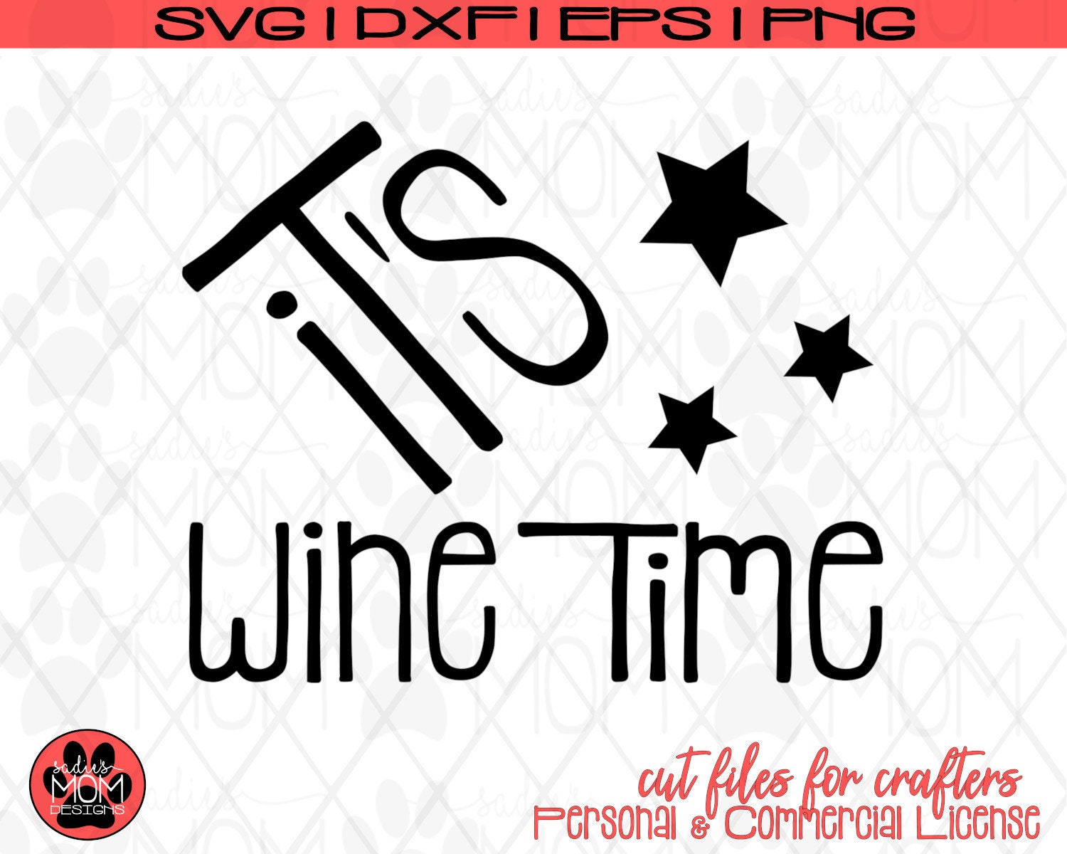 It's Wine Time SVG Laser Ready Cut file Cricut SVG | Etsy