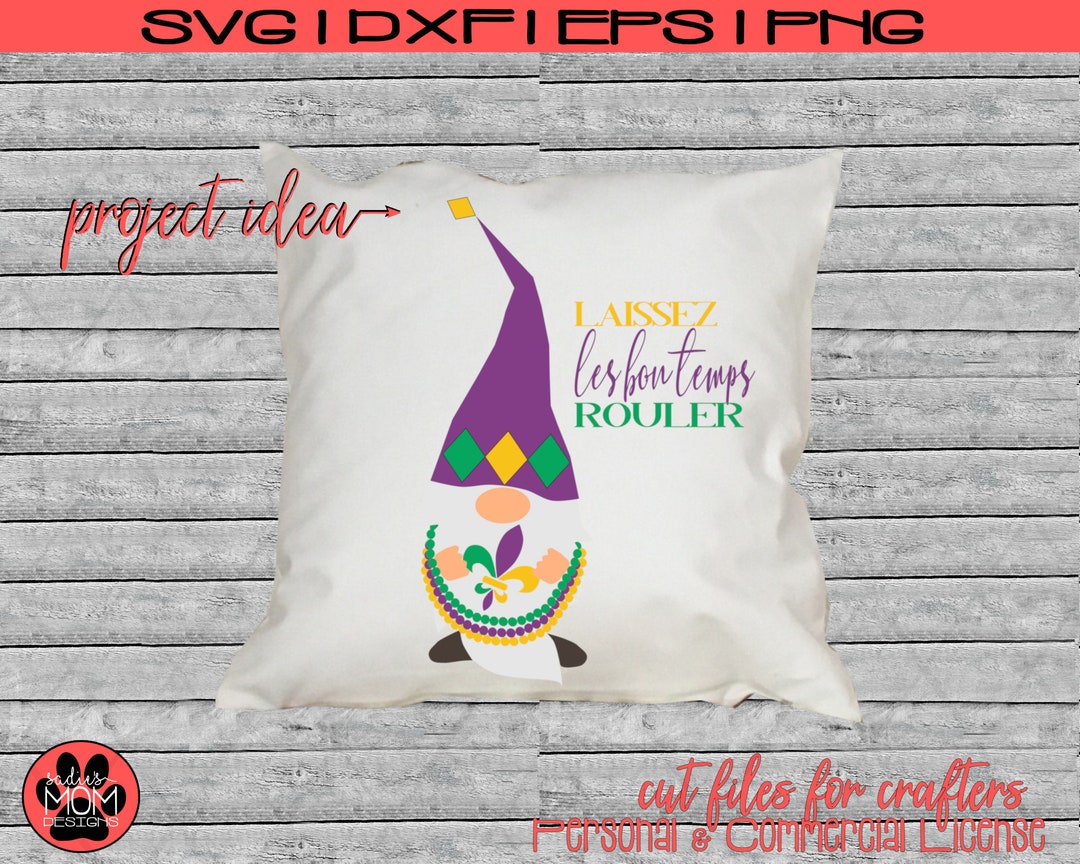 Mardi Gras Gnome SVG | Mardi Gras Cut File | Gnome | Let the Good Times ...
