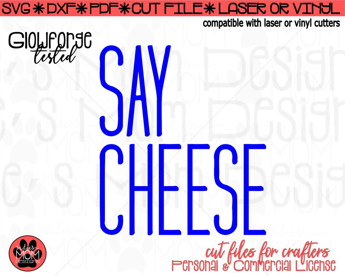 Instant Download Say Cheese SVG Cheese Board Design - Etsy