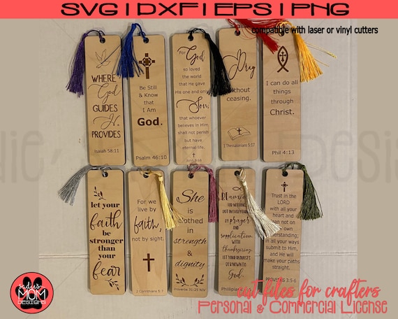 Instant Download Christian Bookmark Bundle Ten Faith Based - Etsy