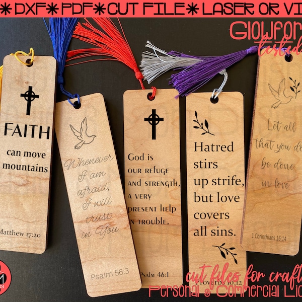 Christian Bookmark Svg - Etsy