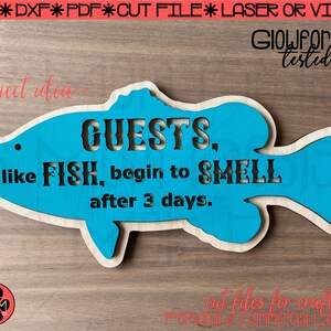 Instant Download | Guests and Fish SVG | Benjamin Franklin Quote ...